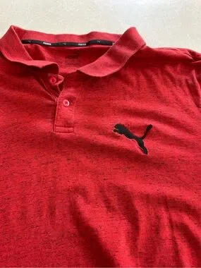 Puma | Shirts | Puma Mens Red Polo Shirt Size Xxl | Poshmark